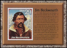 Jim Beckwourth : Black Heritage Stamp Collectible Jumbo Postcard ...