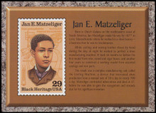 Jan E. Matzeliger : Black Heritage Stamp Collectible Jumbo Postcard ...