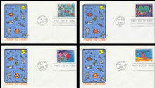3414 - 3417 / 33c Stampin' The Future : Children's Stamp Design Contest ...