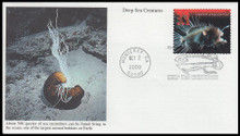 3439 / 33c Fanfin Anglerfish : Deep Sea Creatures 2000 Mystic First Day ...