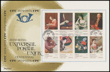 1537a / 10c Universal Postal Union 1974 Limited Edition Presentation ...
