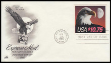 2122 / $10.75 Eagle and Half Moon Express Mail 1985 Artcraft FDC ...