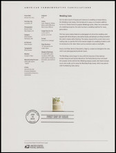 4735 / 66c Wedding Cake 2013 USPS Souvenir Page #1305 - First Day ...