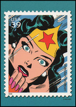 Wonder Woman : DC Comics Super Heroes Stamp Collectible Jumbo Postcard ...
