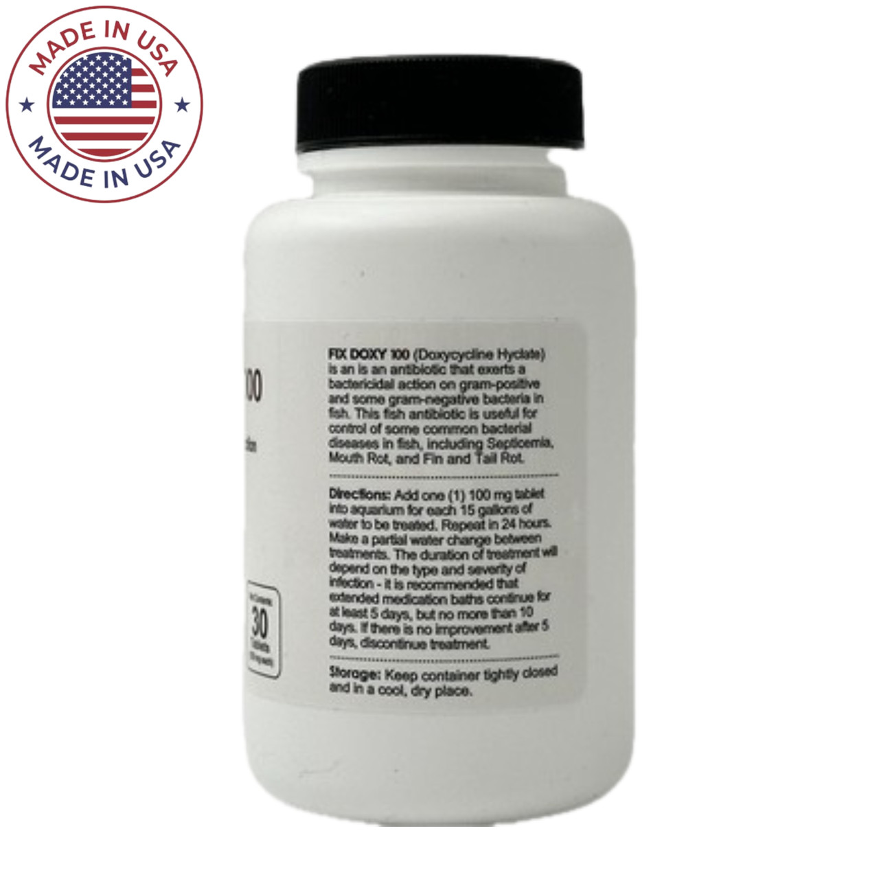 Fishbiotic Doxycycline 100mg 30 Capsules | FishTankAntibiotics