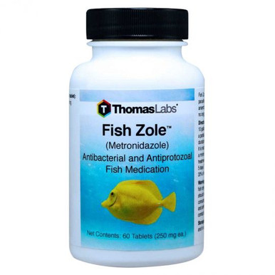 Thomas Labs Fish Zole - Metronidazole 250mg 60 Tablets | FishTankAntibiotics