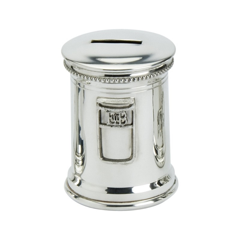 Pewter Post Box Money Box