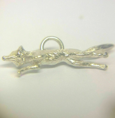 Fox Charm In Solid Sterling Silver - Francis James Jewellers