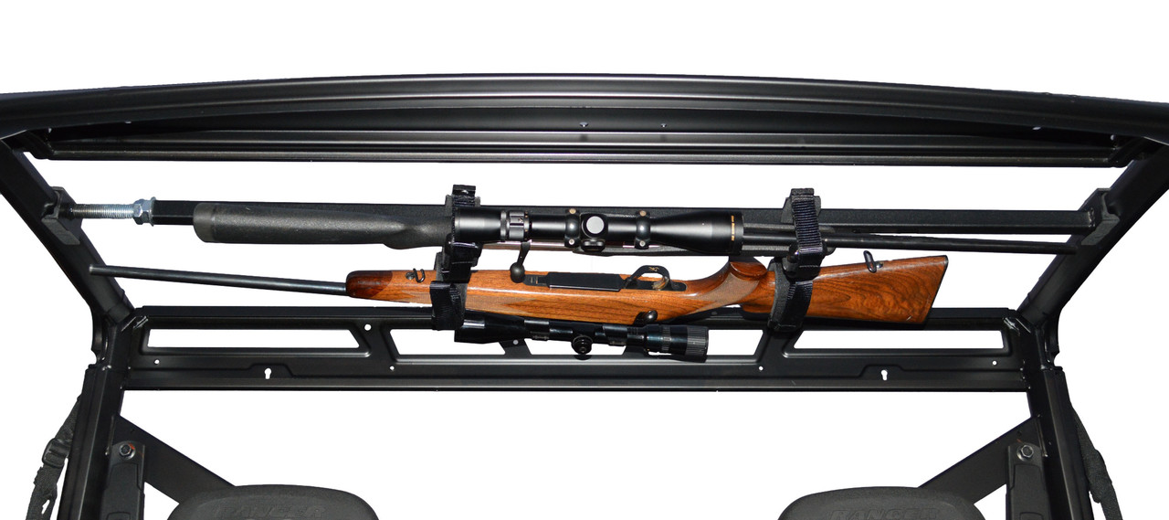 Can Am Front To Back Quick Draw Round Bar Overhead Gun Rack By Great Day