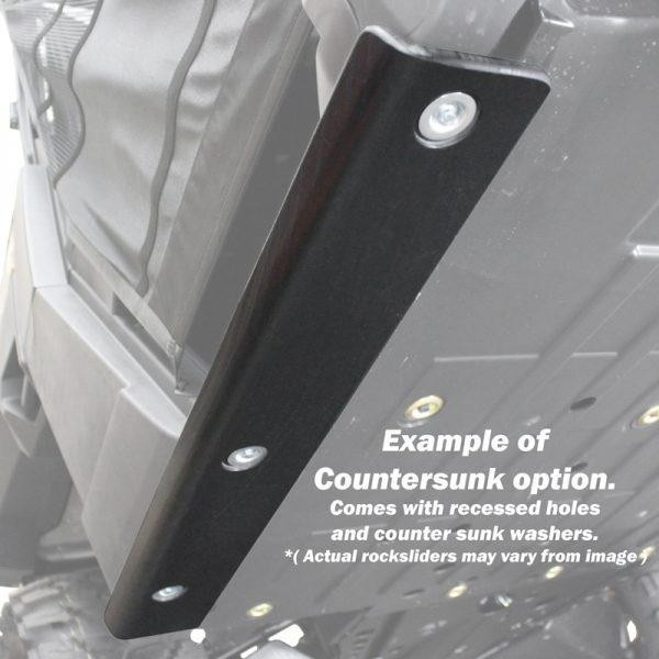 Can-Am Defender Max Half Inch UHMW Rock Sliders by Factory UTV