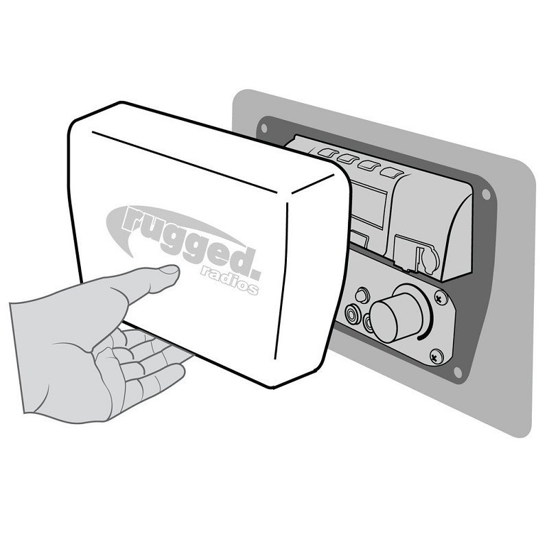 Can-Am Magnetic Radio & Intercom Cover for Rugged Radios Multi Mount ...