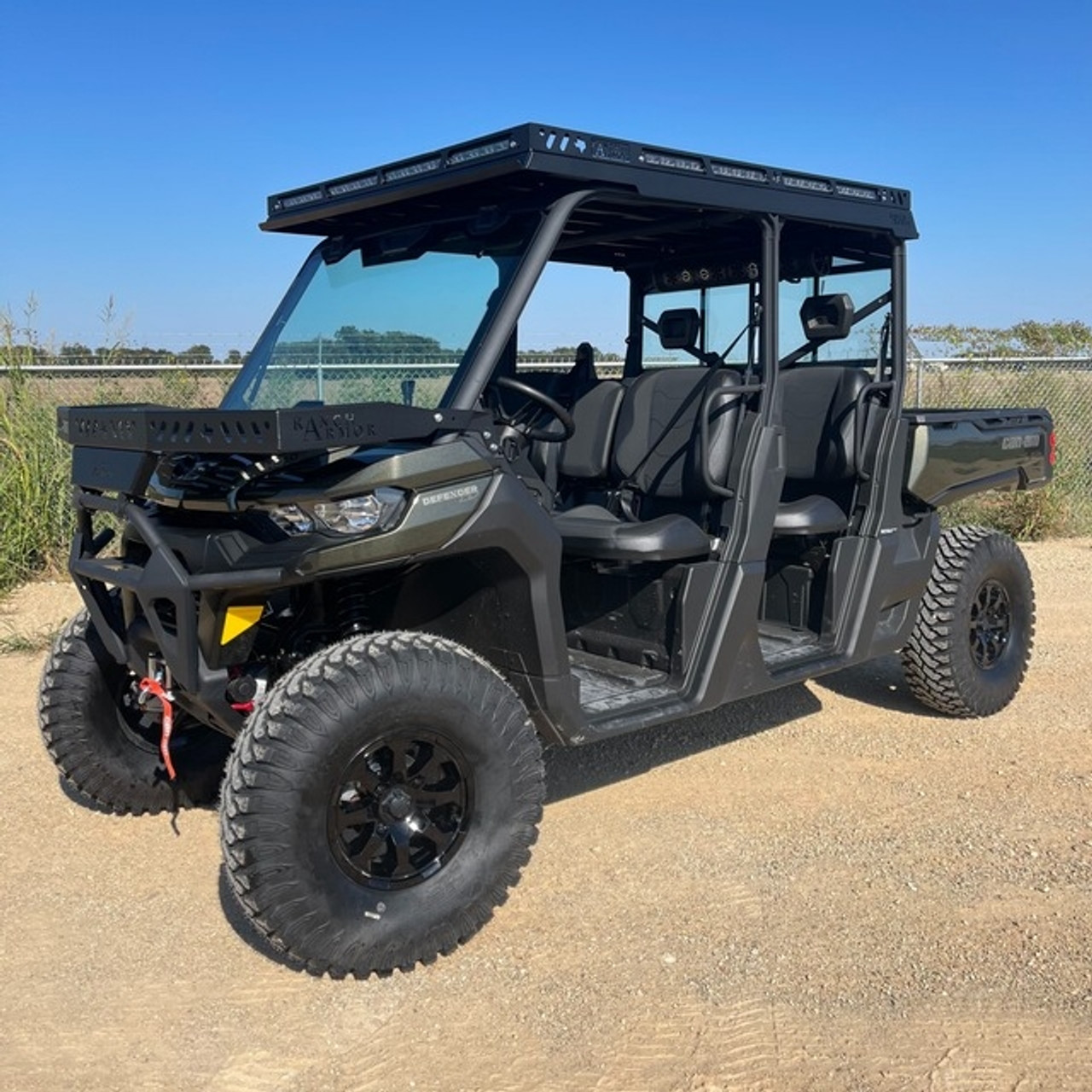 Can Am Defender Max Crew Metal Roof By Ranch Armor Cr21