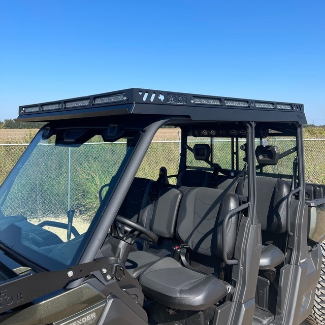 Can-Am Defender Max Crew Metal Roof by Ranch Armor CR21