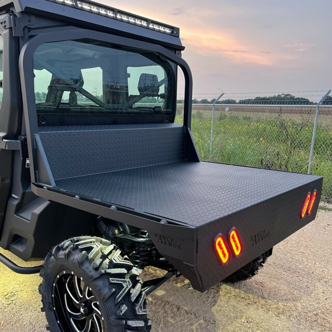 Can Am Defender Aluminum Flatbed By Ranch Armor Cfb1 Xx