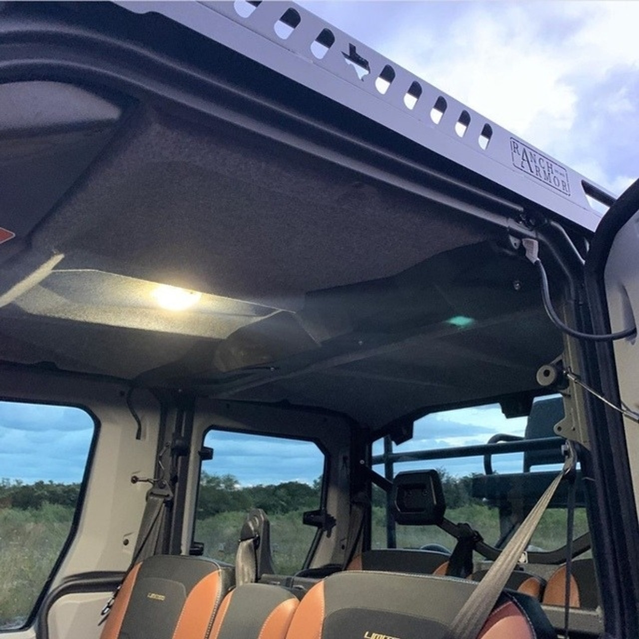 Can Am Defender Max Limited Hvac Metal Roof By Ranch Armor Crn21