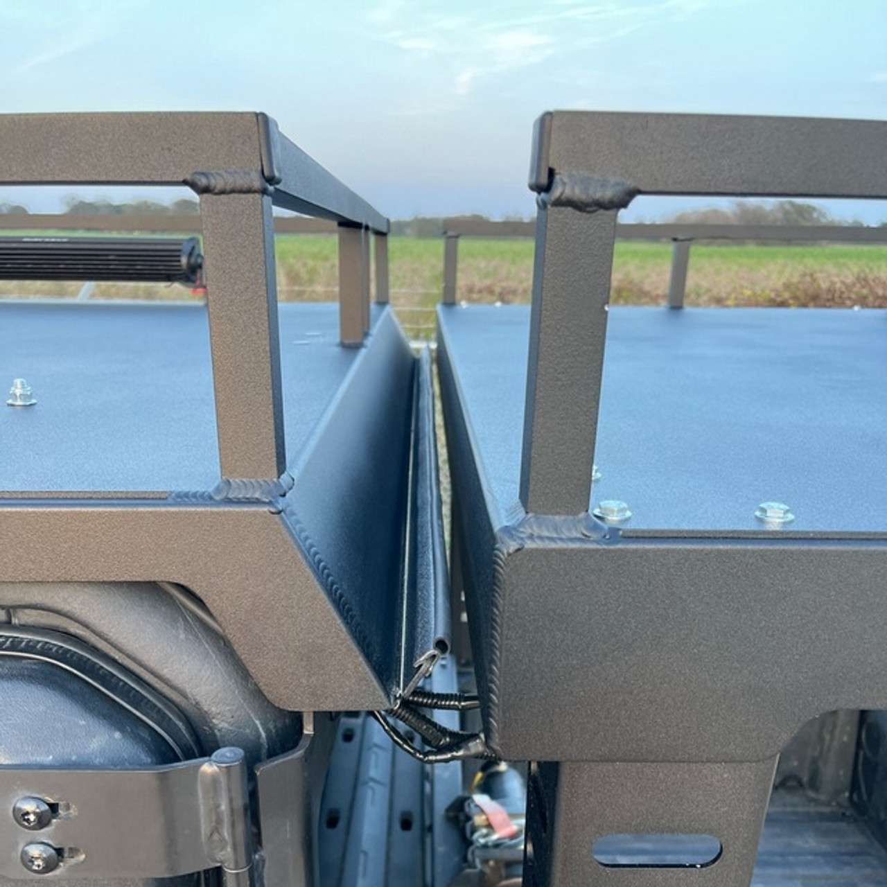 Can Am Defender Rear Raised Bed Rack By Ranch Armor Crb1 Xx