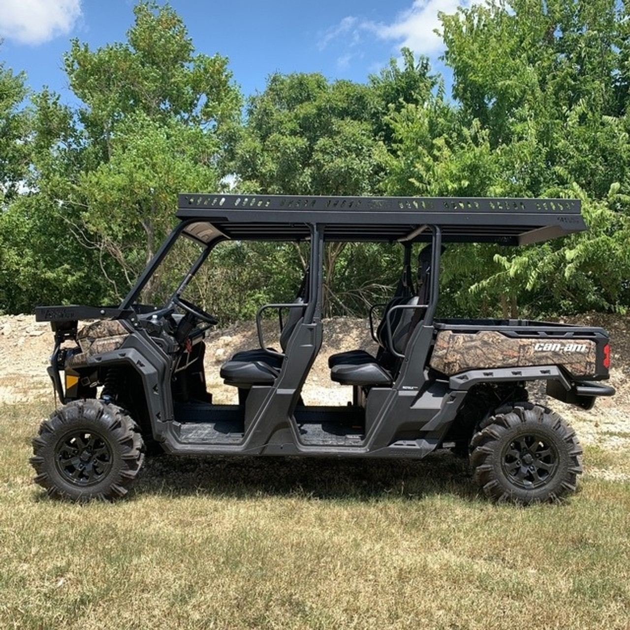 Can Am Defender Max Ultra Extended Utv Top Overhangs Over Rear Bed By