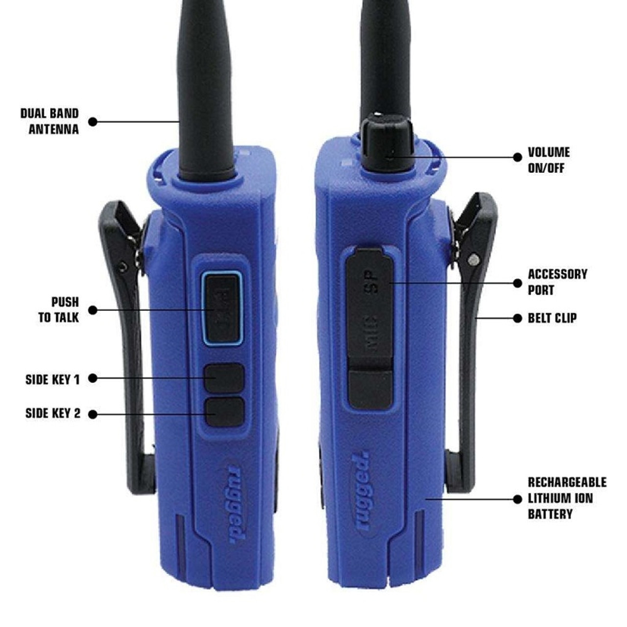 Can Am R1 Business Band Handheld Digital And Analog By Rugged Radios