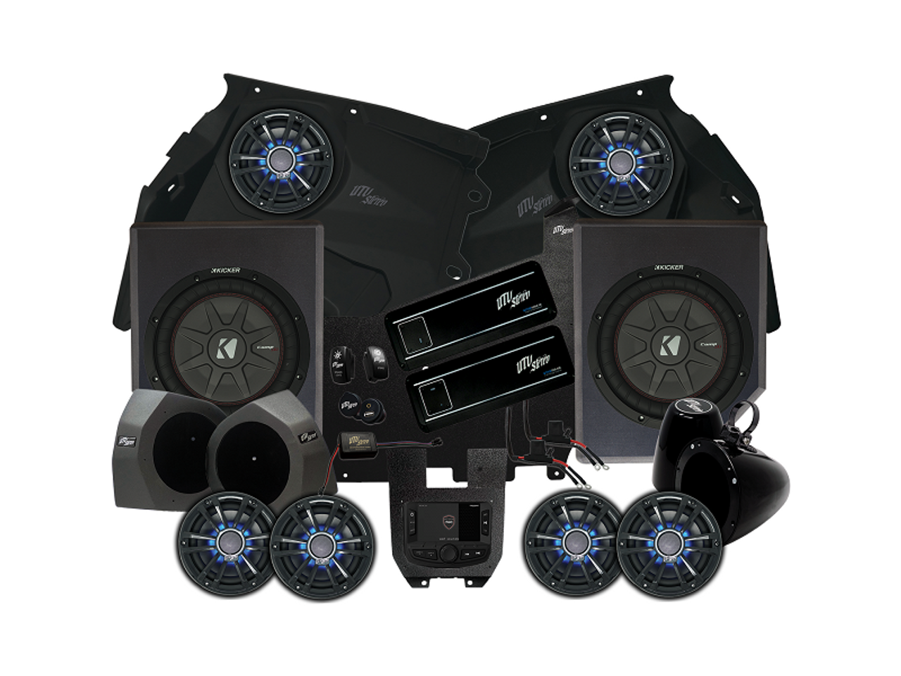 Can Am Maverick X3 Signature Series Stage 7 Stereo Kit By Utv Stereo
