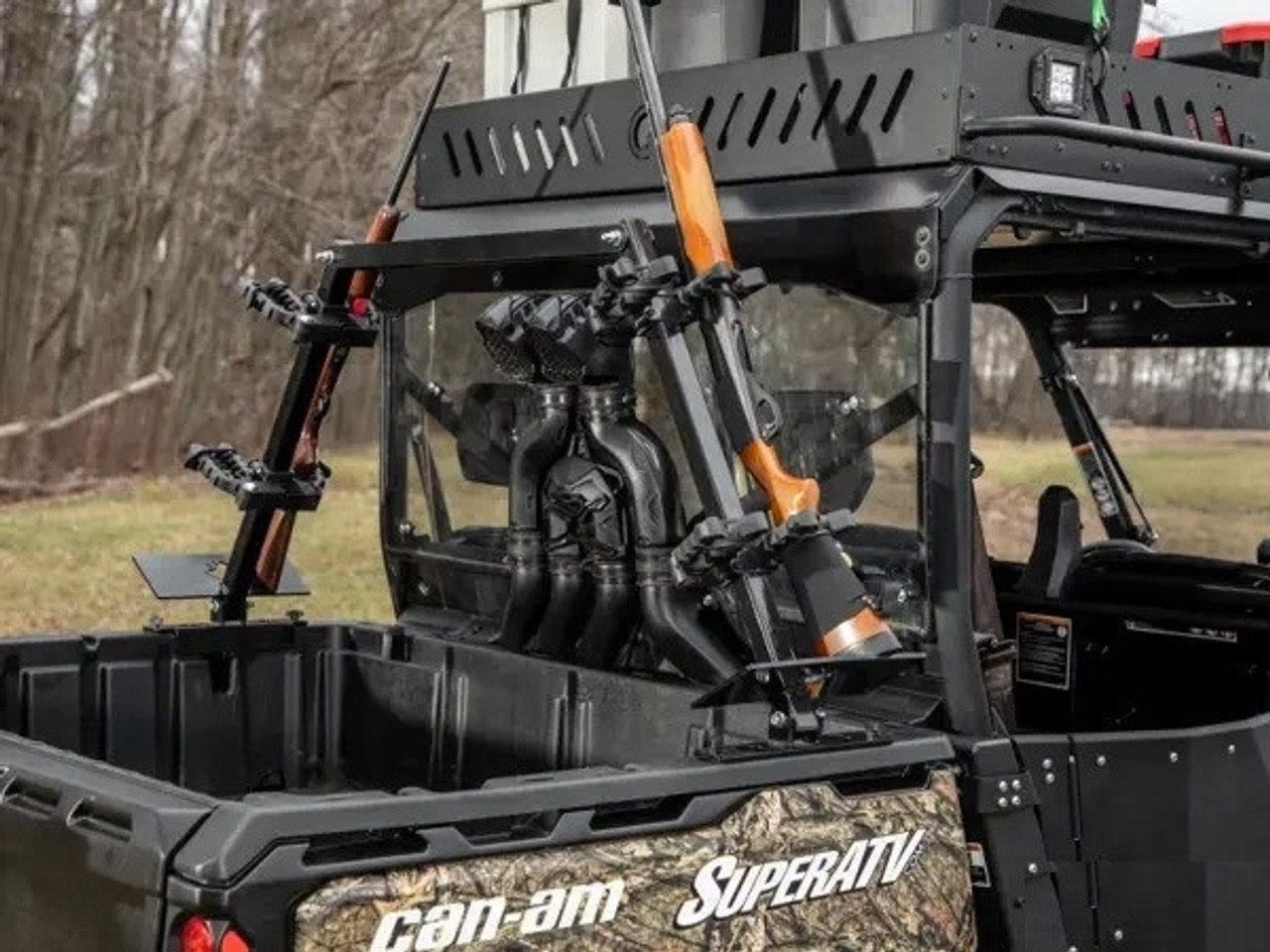 Can Am Defender In Bed Gun Rack By Superatv Gm P Ran1k 01aa