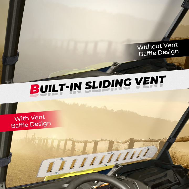 Ultimate clarity and protection: Can-Am Defender Front Full Windshield ...