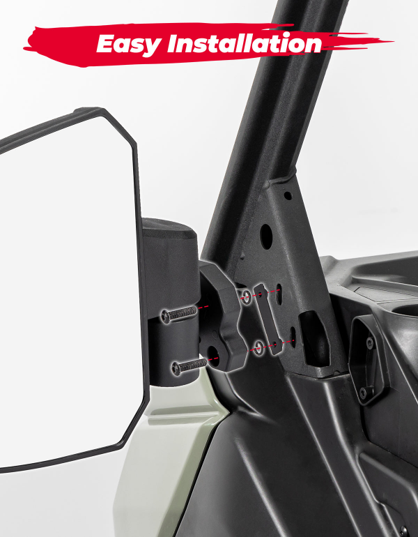 Enhance Your Ride: Can-Am Defender Expanded, Wide-view Convex Side ...