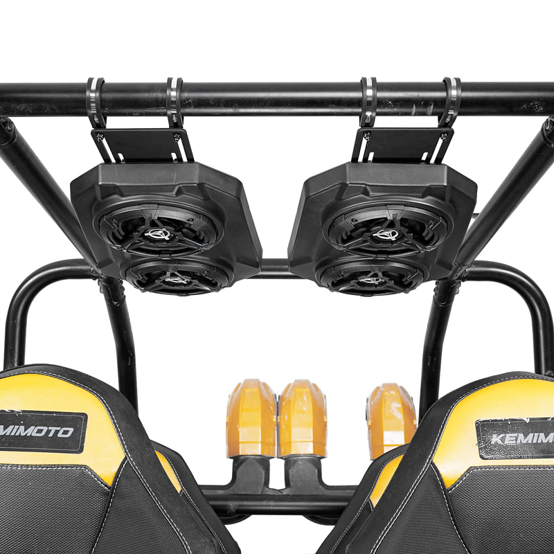 Can-Am Maverick X3 / X3 Max Sound System 6.5" Speakers Overhead Stereo ...