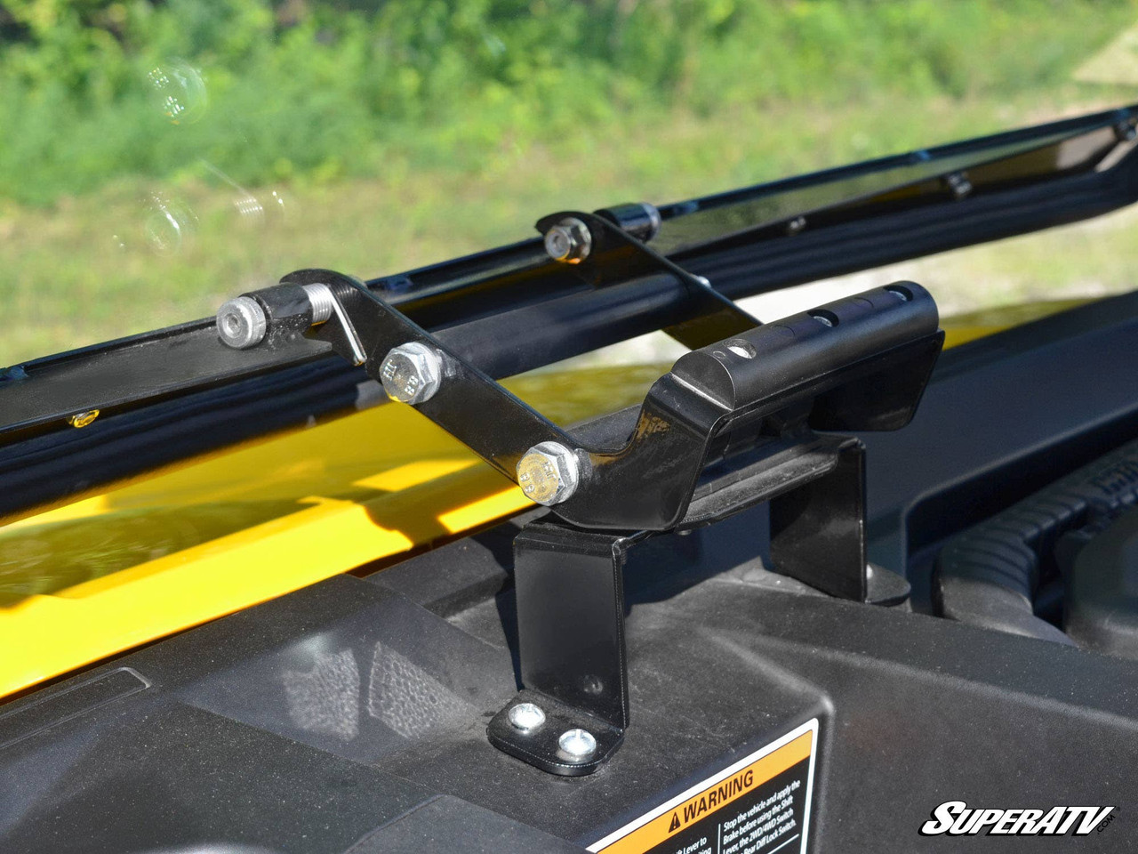 Can-Am Defender Scratch Resistant Flip Windshield by SuperATV FWS-CA-DEF-70