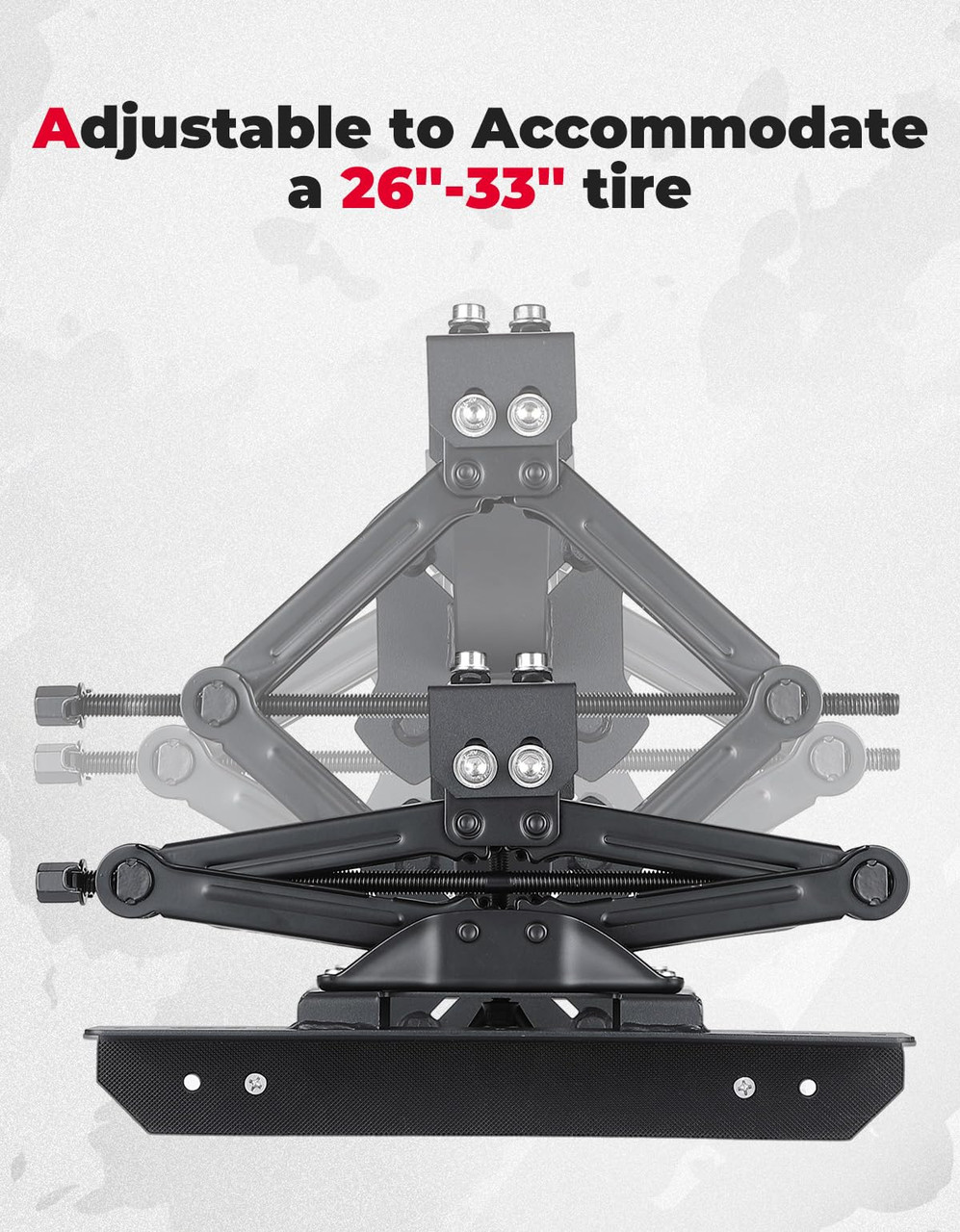 Can-Am Defender Spare Tire Holder by Kemimoto B1001-01802-BK