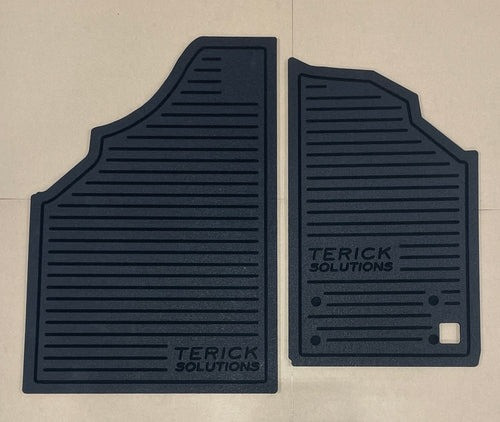 Can-Am Defender Rubber Floor Mats by Terick Solutions UFM-CADEF-XX-ECO