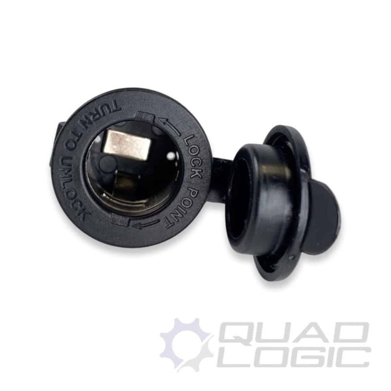 Can-Am 12 Volt Socket Plug by Quad Logic - 500-1164-ECO