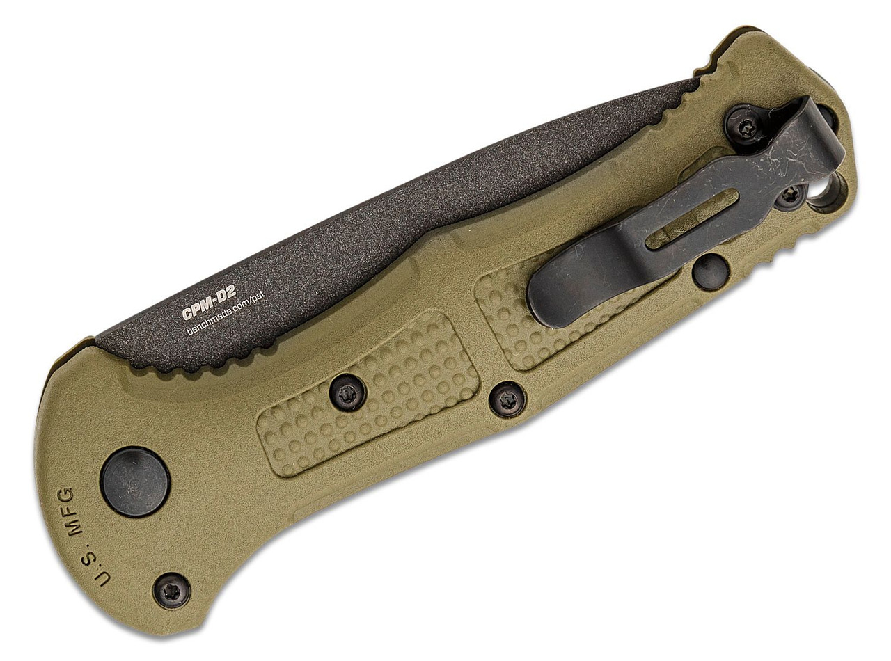 Benchmade 9570BK-1 Mini Claymore Automatic Knife Ranger Green - 3in ...