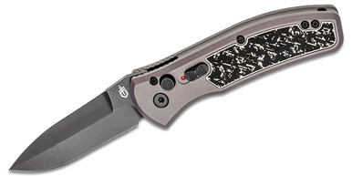 Gerber Empower OTS Automatic Folding Knife Armor Grip Gray - 3.25in ...
