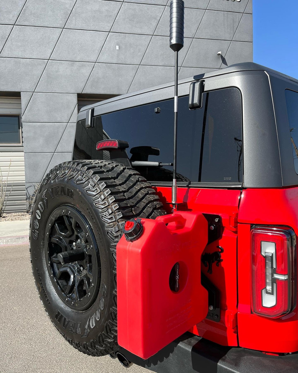 HAMMER BUILT BRONCO TAILGATE SUPPORT SYSTEM ANTENNA MOUNT BRACKET