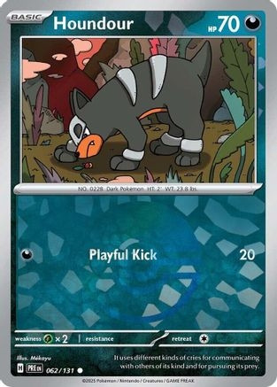 Houndour (Poke Ball Pattern) (PTCG-SVPRE) (Holofoil) (#062/131 ...