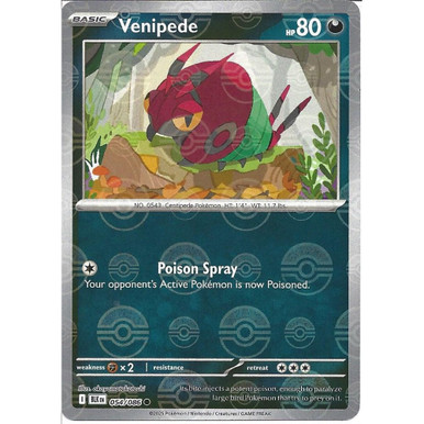 Venipede (Poke Ball Pattern) (POKE24325) (Holofoil) (#054/086) - Arcadia TCG Store