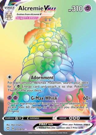 Alcremie VMAX (Secret) (PTCG-SHF) (Holofoil) (#073/072) - Arcadia TCG Store