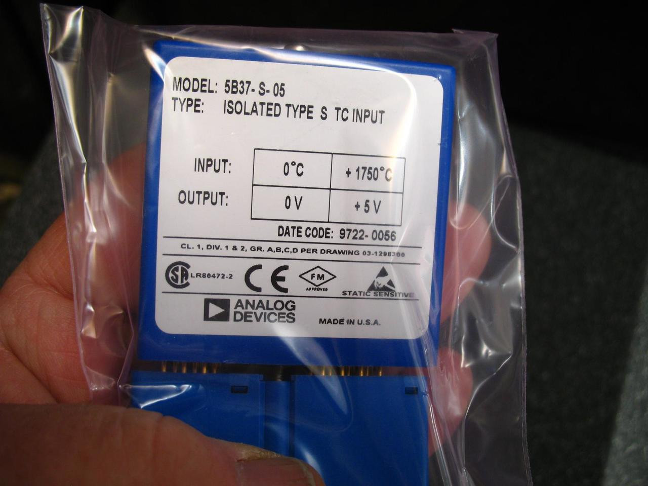 Module, Isolated Type S TC Input, Thermocouple Input - GG18008