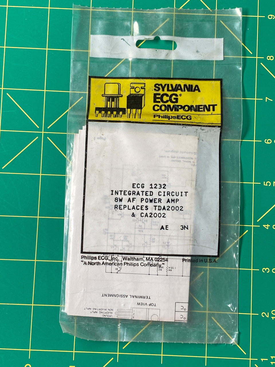Sylvania / Philips ECG 1232 8W AF Power Amp - FF20121