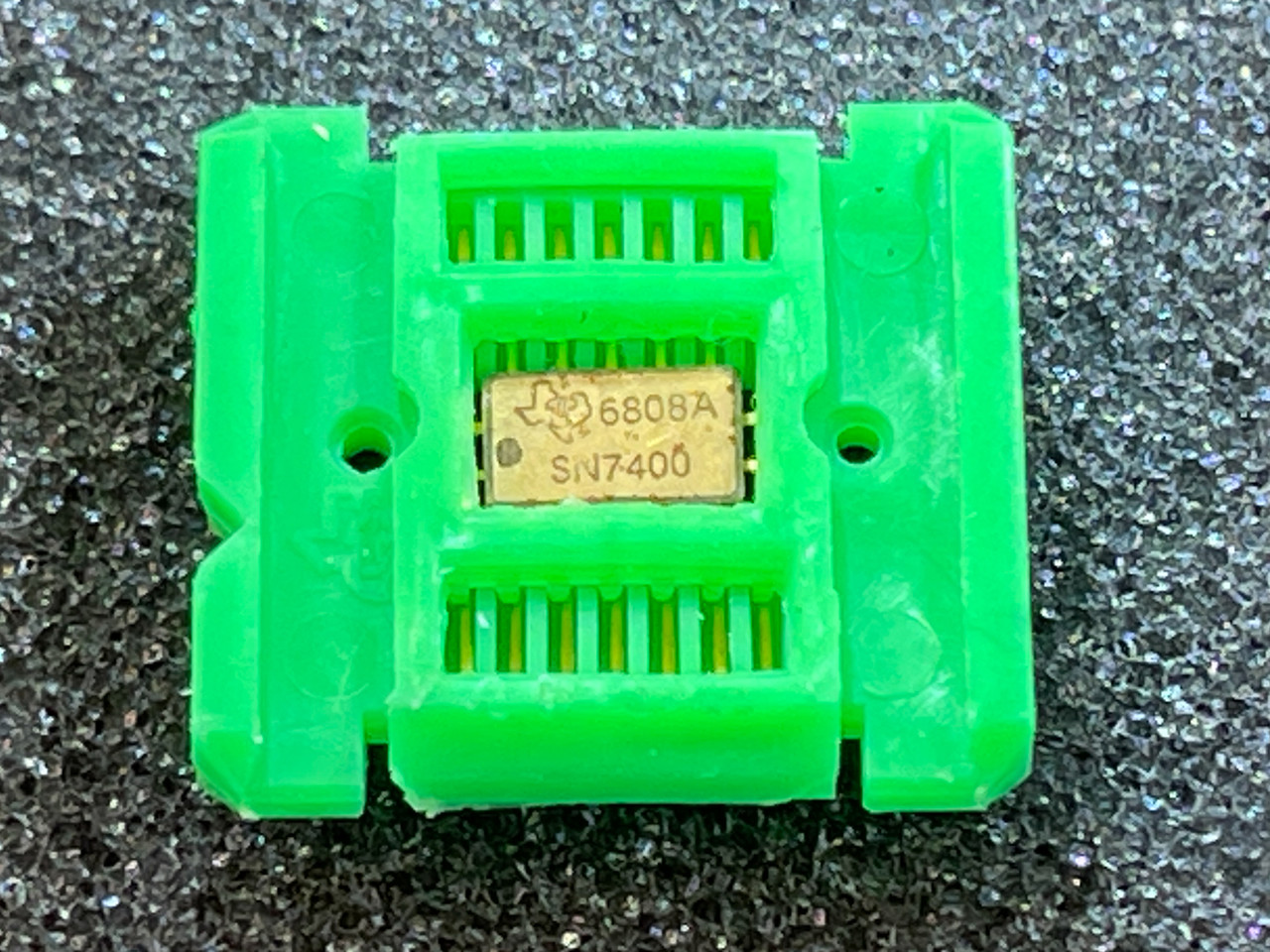 Texas Instruments / TI Rare 7400-Series TTL "Flat Pack" Gold Logic Chip ...