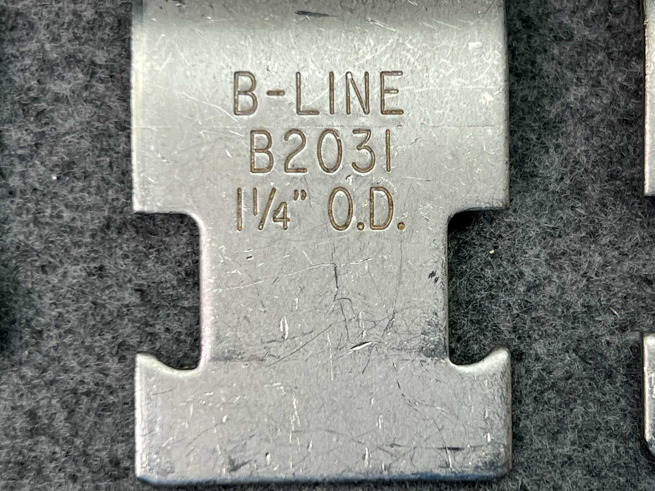 B-Line B2031-SS4, 1-1/4" OD Stainless Steel Pipe & Conduit Strut Clamp ...