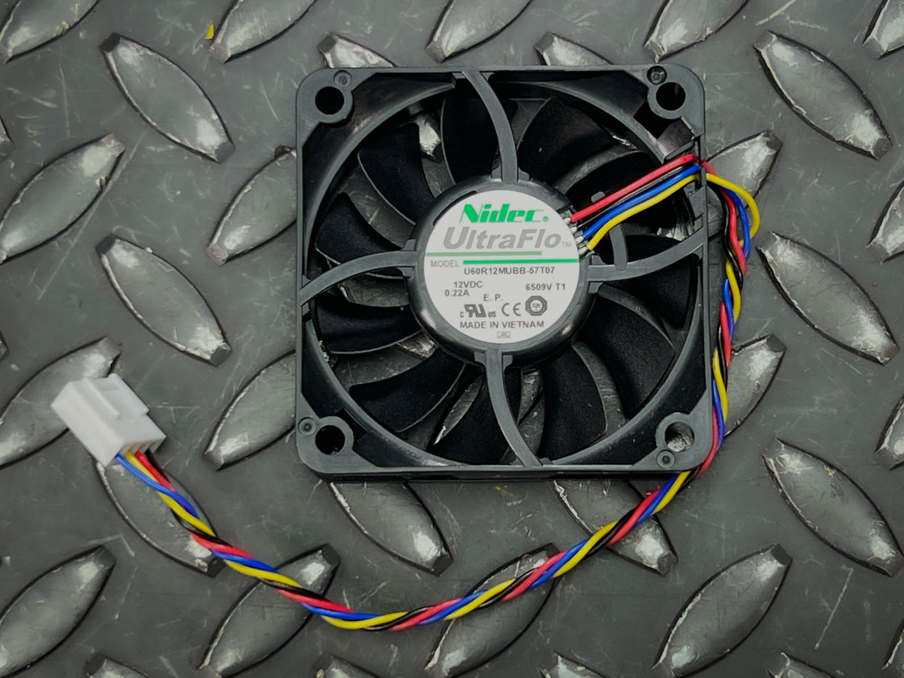 PWM Fan, 60mm Nidec UltraFlo U60, Axial, 12VDC - A22014