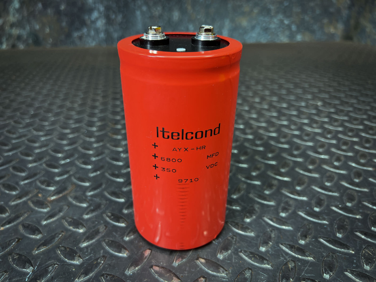 Electrolytic Capacitor, 350 VDC 6800 MFD, Itelcond, AYX-HR - W22079