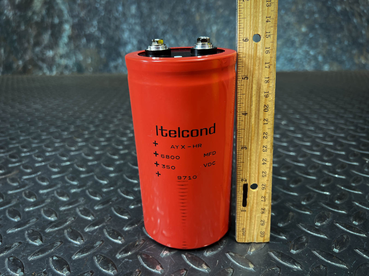 Electrolytic Capacitor, 350 VDC 6800 MFD, Itelcond, AYX-HR - W22079