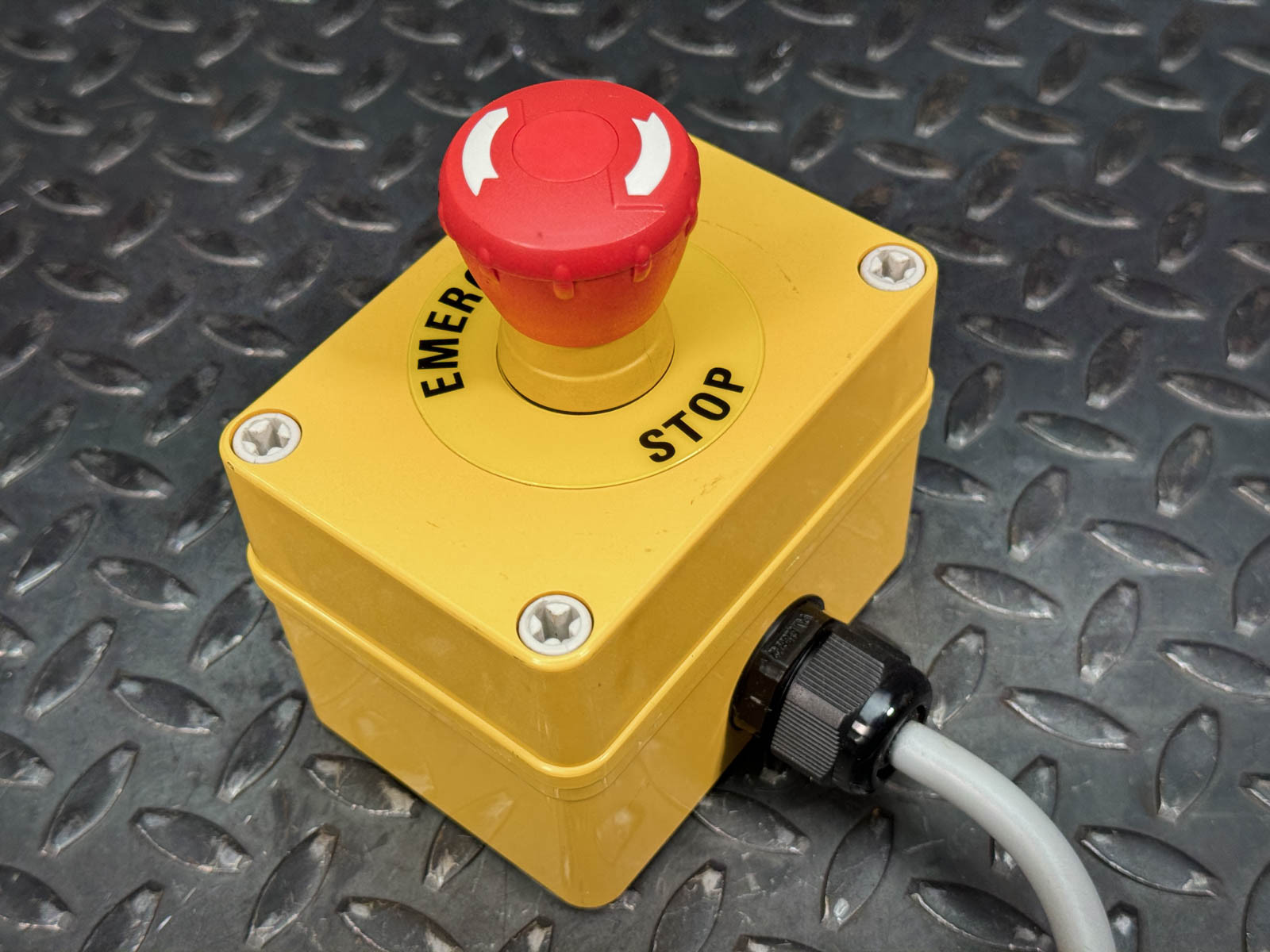 Allen Bradley Push Button Switch E-Stop Enclosure Assembly with ...