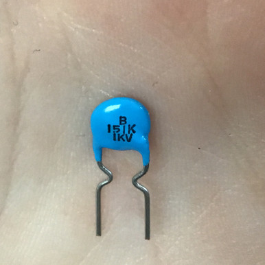 Ceramic Capacitor 151K, 150pF, 1KV, 10% - Y19463