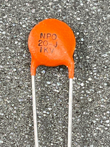 Sprague 10TCC-Q20 Ceramic Disc Capacitor, 20 MF, 1 KV - FF20203