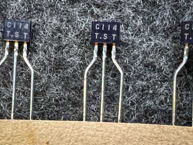 Hitachi C114 NPN Transistor 50V, 200mA C114T.ST - W22035