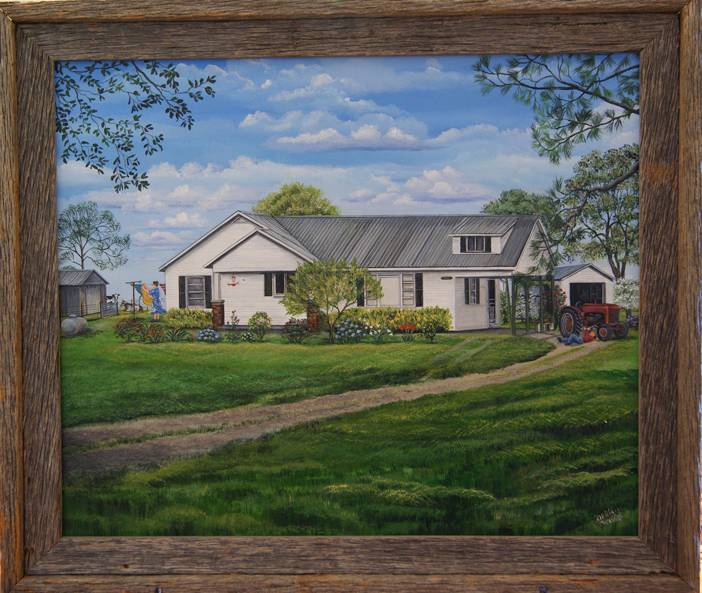 Boulet Family Homestead Original - Delilah Young Art Studio
