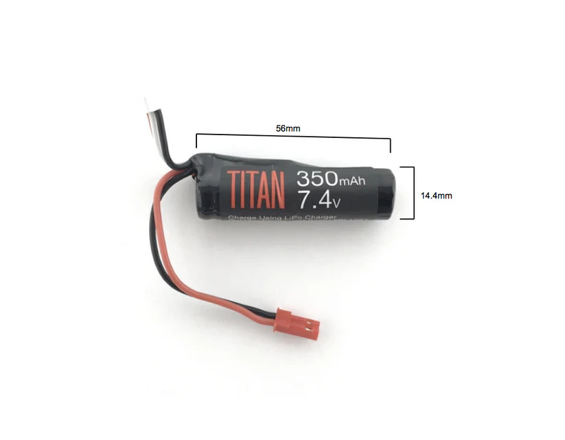 Titan 7.4v HPA Type Li-Ion Battery V2 (JST) (3000mAh) - GMI Airsoft